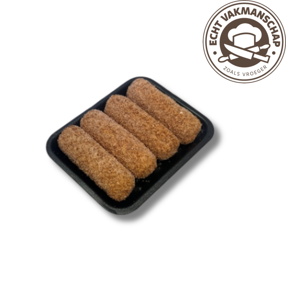 VleesKroket Oven 4st. | Oven & Airfryer – Van Oers Diepvriesshop